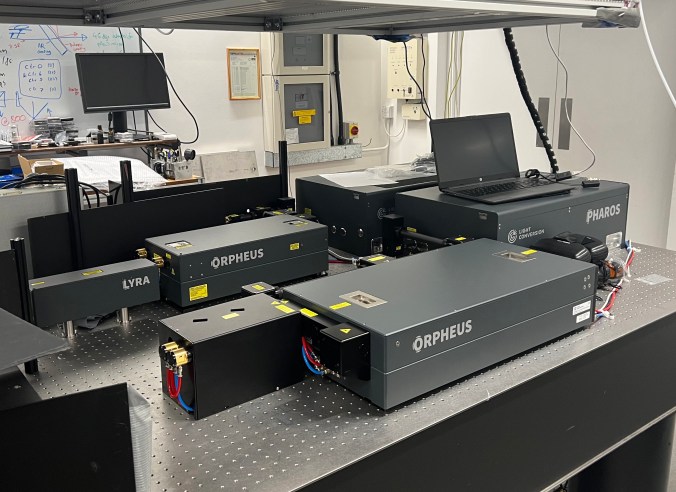 Installation of New Dual-Pharos Laser System | The Oliver Research Group